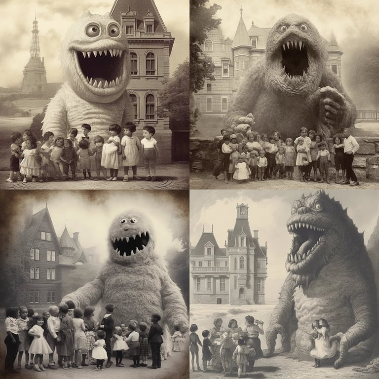 Chilling Encounter with the Fluffy Beast: 1890 Prompt | NeoPrompt