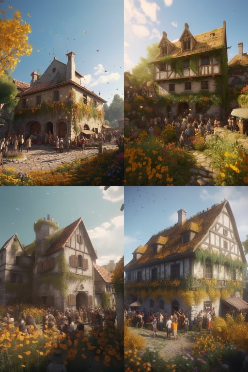 Medieval Summer Festival - Ultra HD 4K Visual Journey Prompt | NeoPrompt
