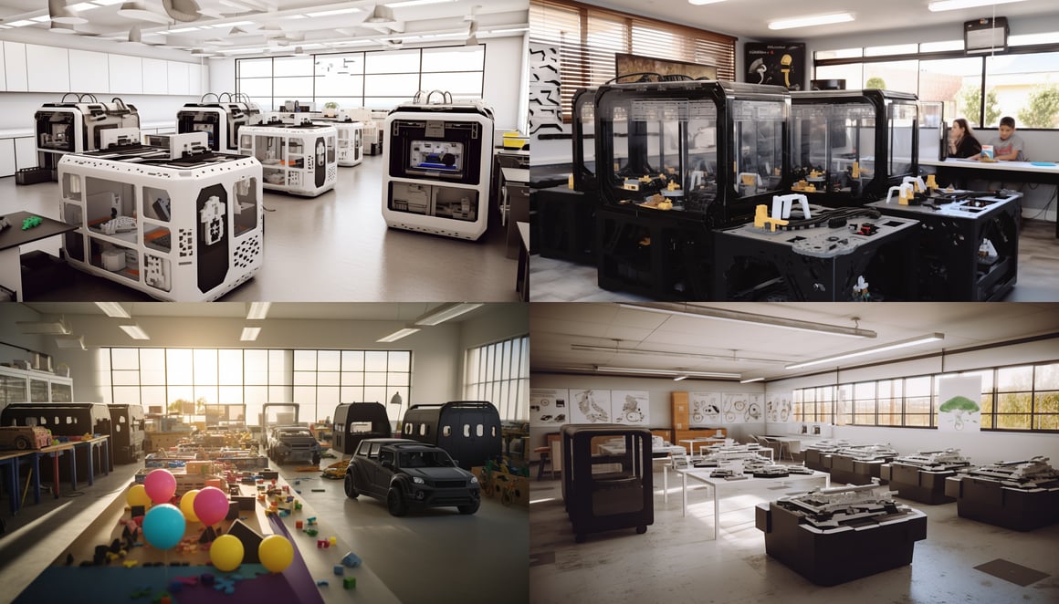 Diverse Classroom Innovations: 3D Printing in Progress Prompt | NeoPrompt