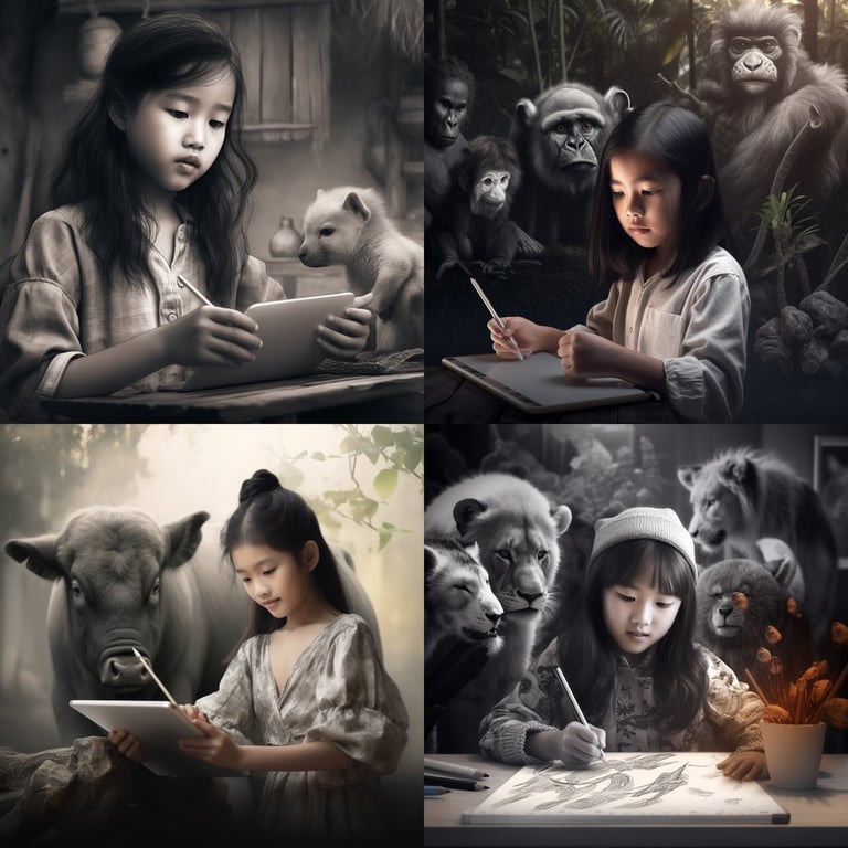 Blending Technology and Art in Hyper-Realistic 4K Visuals Prompt ...