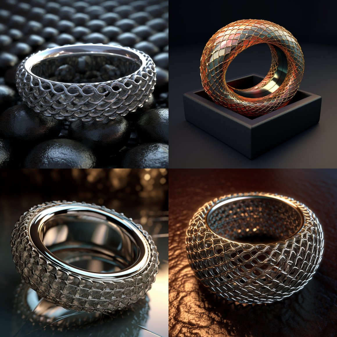 Advanced 3D Mesh Technology in 64k Ring Case Prompt | NeoPrompt