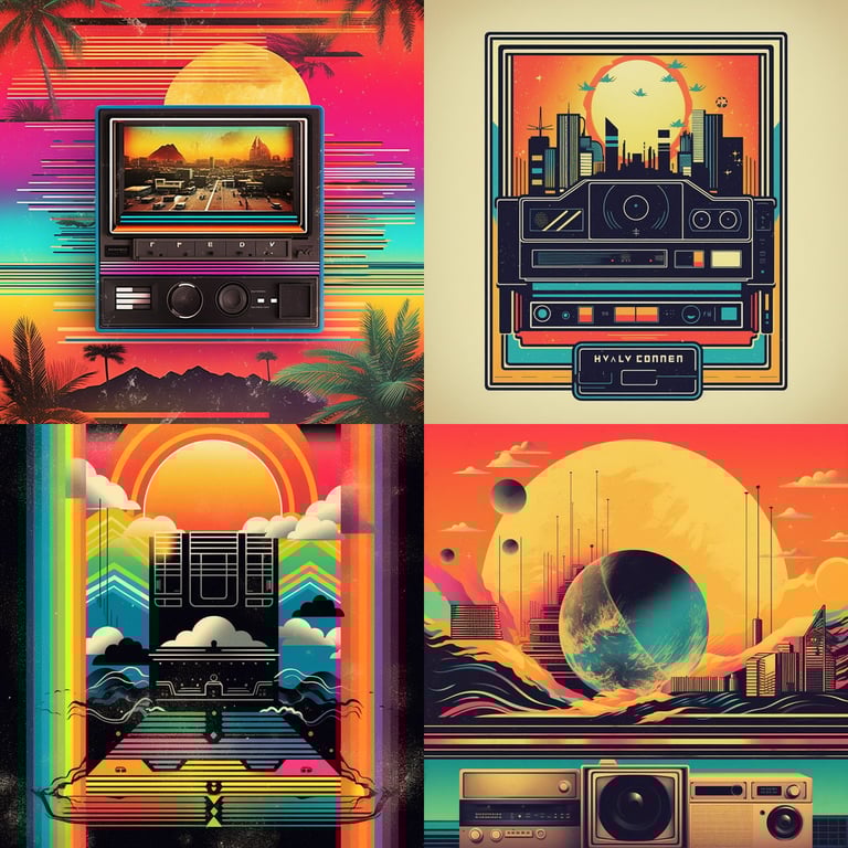 Retro VHS Craftsmanship: Mid-Journey Design Evolution Prompt | NeoPrompt