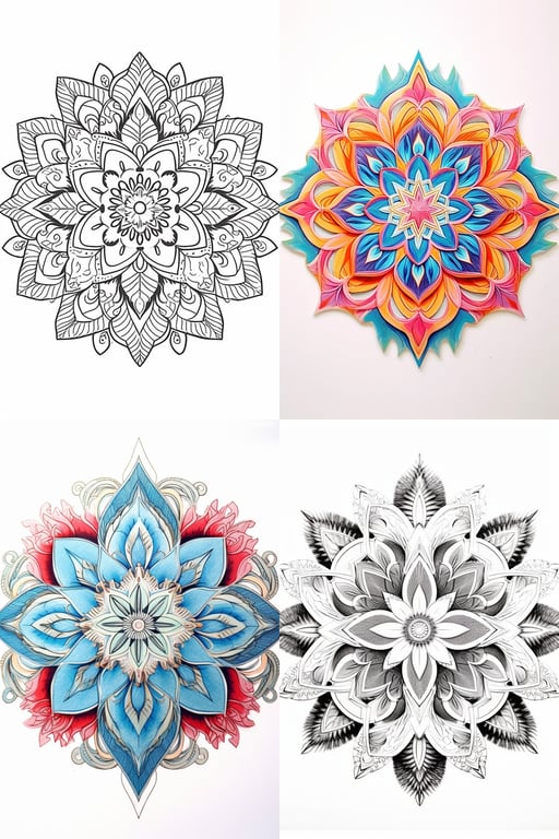 Mandala Wealth and Naturalization Coloring Page Prompt | NeoPrompt