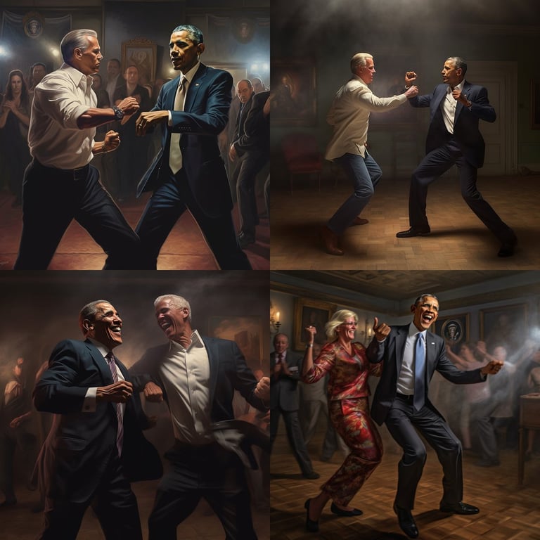Presidential Dance-Off: A Photorealistic Portrait Prompt | NeoPrompt