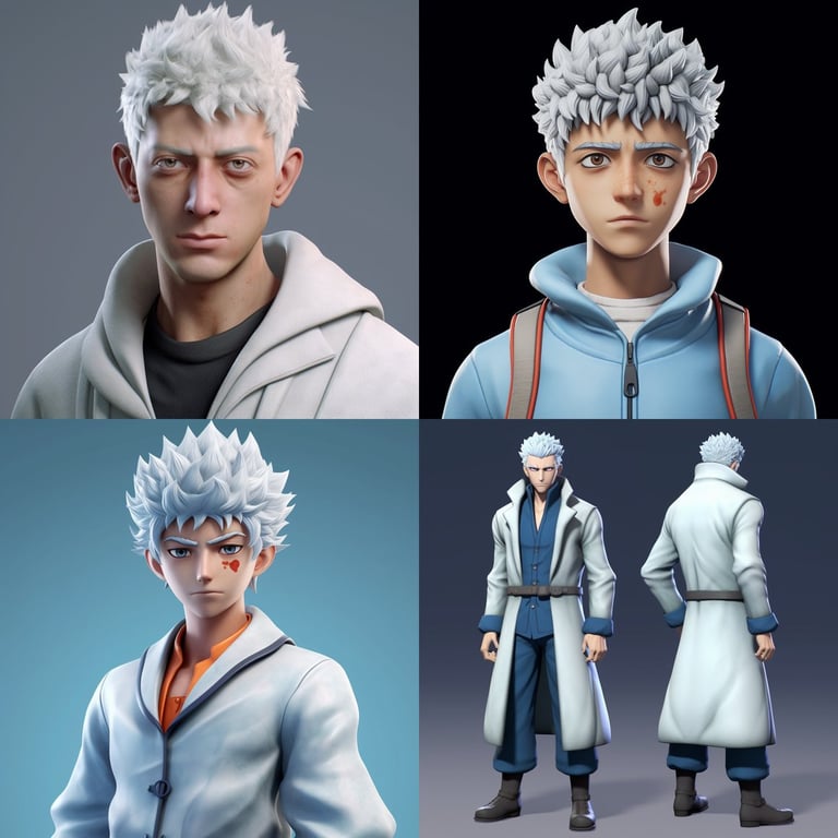 Creating a Photorealistic 3D Model of Jujutsu Kaisen's Gojo Satoru ...
