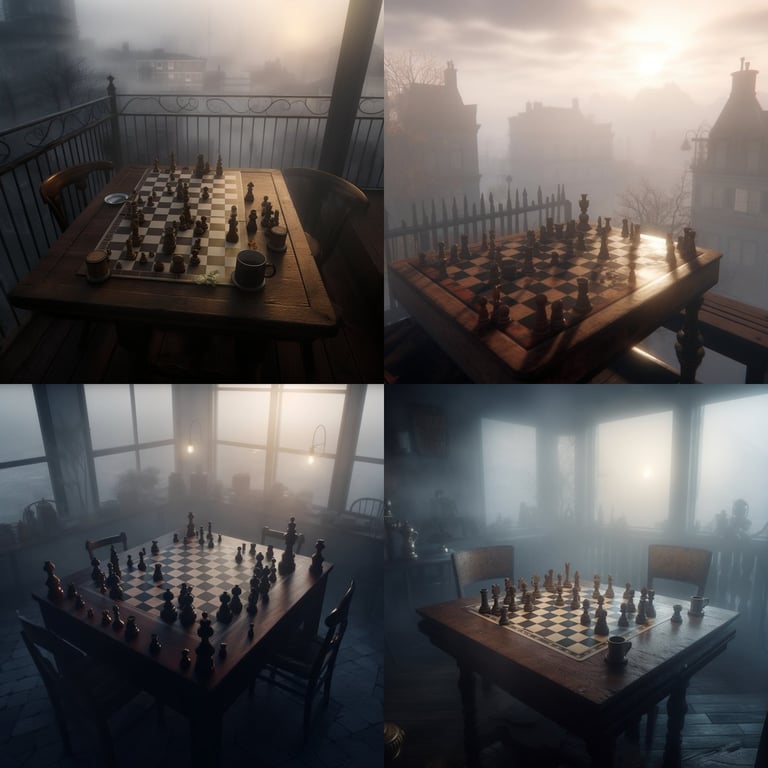 Foggy Chess: Mid-Game Surrealism Prompt | NeoPrompt