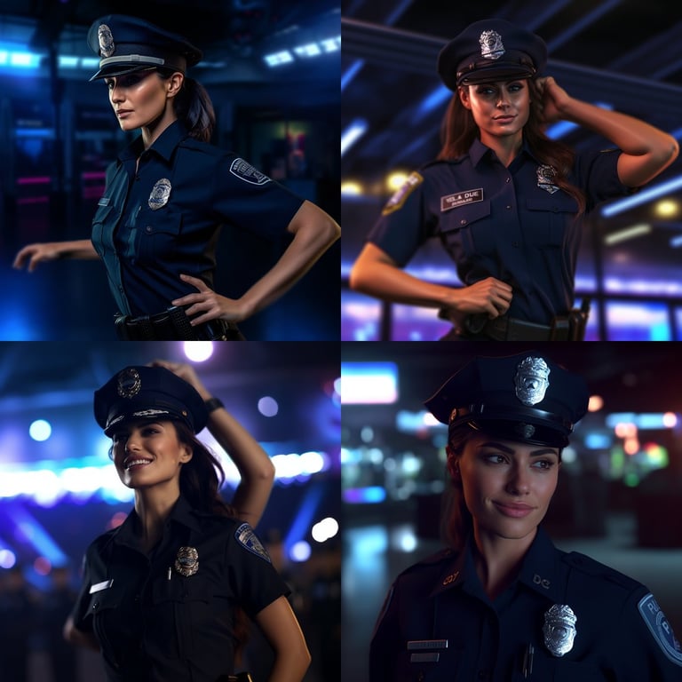 Nightclub Dance of the Female LAPD Sergeant Prompt | NeoPrompt
