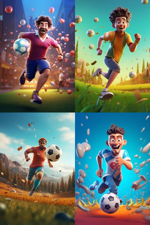 Fifa Frenzy: Soccer Scene in Unreal Engine 5 Prompt | NeoPrompt