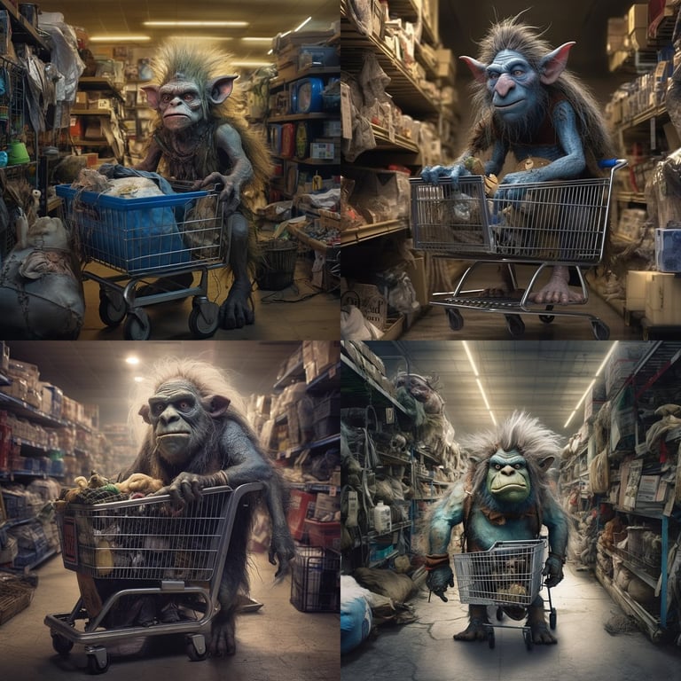 Unexpected Shopper: A Troll's Thrift Store Adventure Prompt | NeoPrompt
