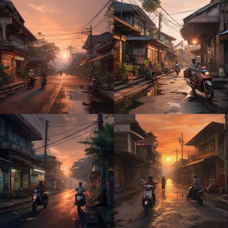 Bali Street Views in 8K Hyper Realism Prompt | NeoPrompt