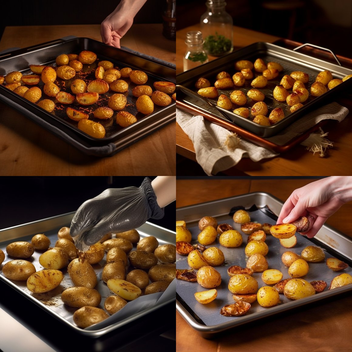 Crispy Roasted Potatoes: A Mid-Cooking Visualization Prompt | NeoPrompt
