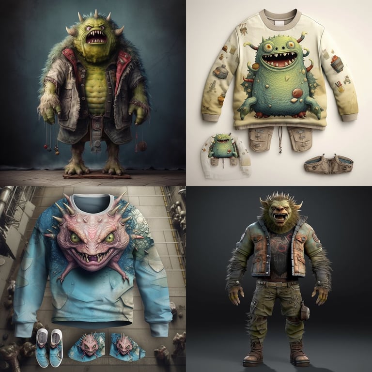 Attire Enhancement for Original Monster Design Prompt | NeoPrompt