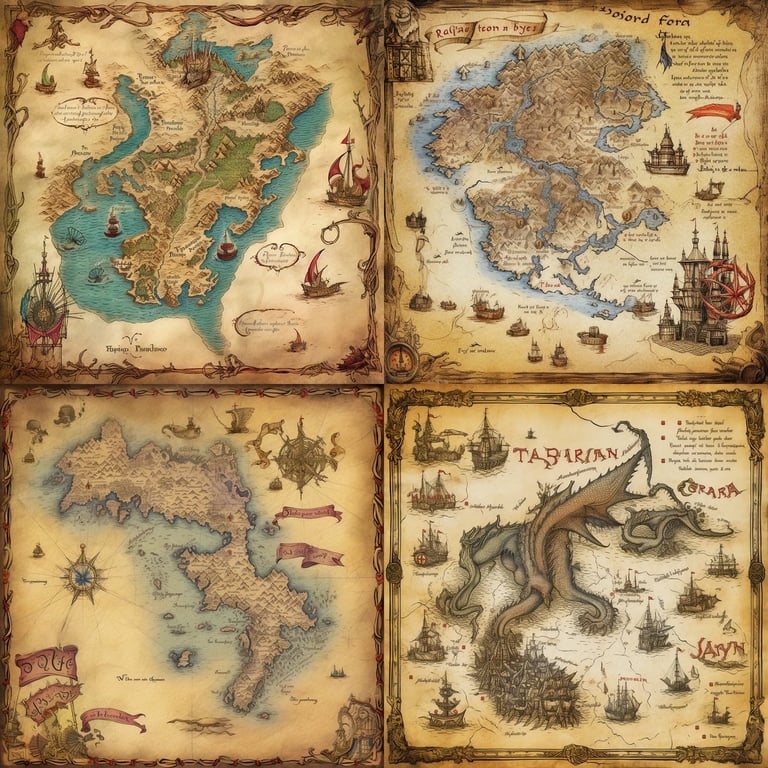 Dragon's Den Treasure Hunt Interactive Map Prompt | NeoPrompt