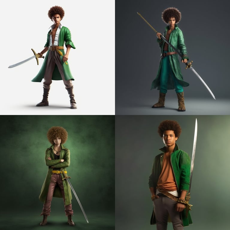 A 4K Full Body Shanks One Piece Realistic Portrait Prompt | NeoPrompt