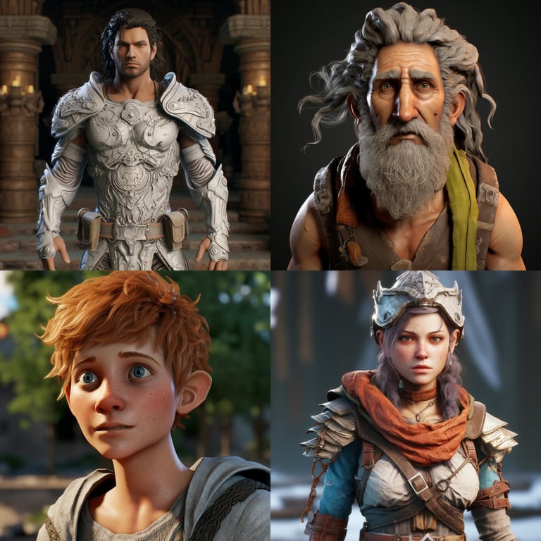 Ultra-Detailed 3D Character Modeling in Unreal Engine Prompt | NeoPrompt