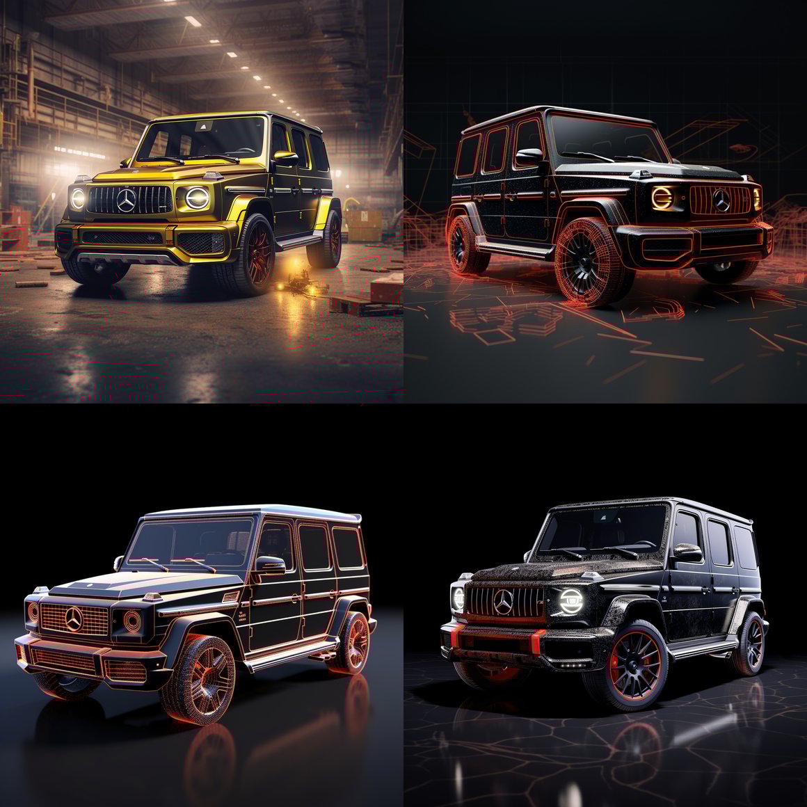 Updating the Mercedes AMG G63 Brabus Competition Visual Design ...