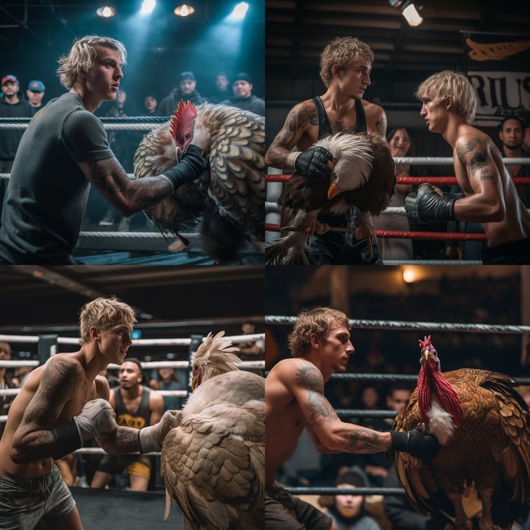 Jake Paul's Spectacular Turkey Tussle - A Photographic Capture Prompt ...