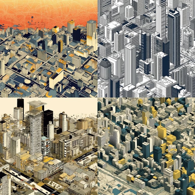 Visual Analogy: Mapping São Paulo as a Five-Building Hotel Prompt ...