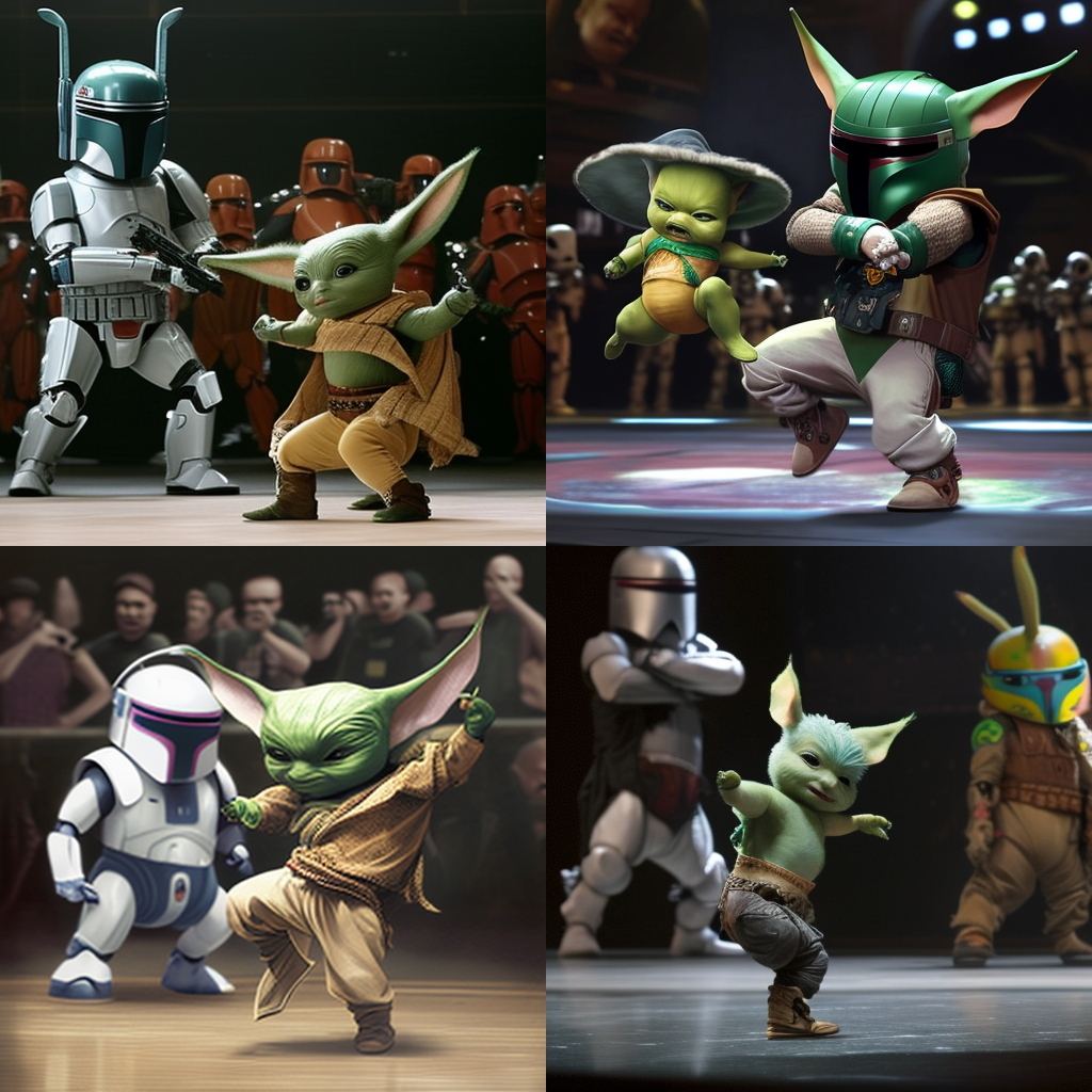The Ultimate Dance-off Between Boba Fett & Justin Bieber Animated by ...