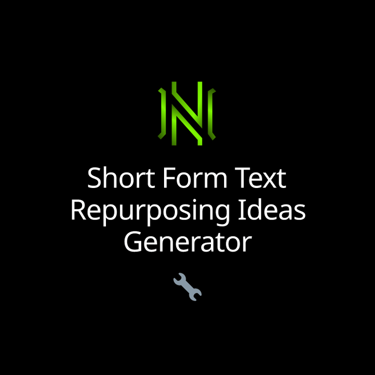 Short Form Text Repurposing Ideas Generator Prompt | NeoPrompt