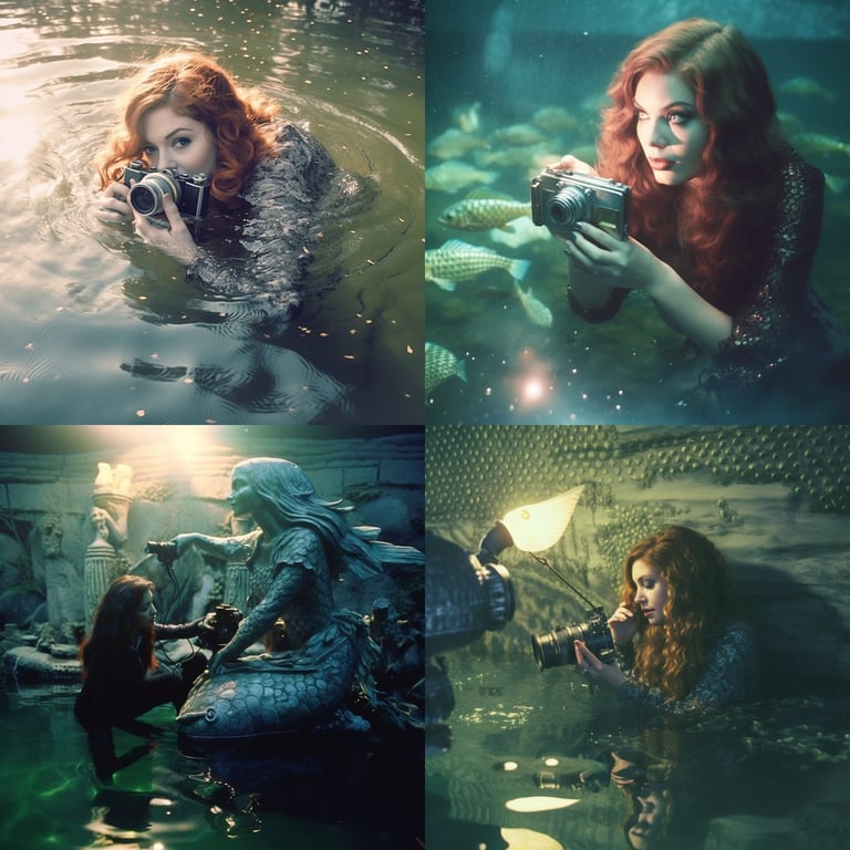Behind the Lens of a 35mm Mermaid Photoshoot Prompt | NeoPrompt