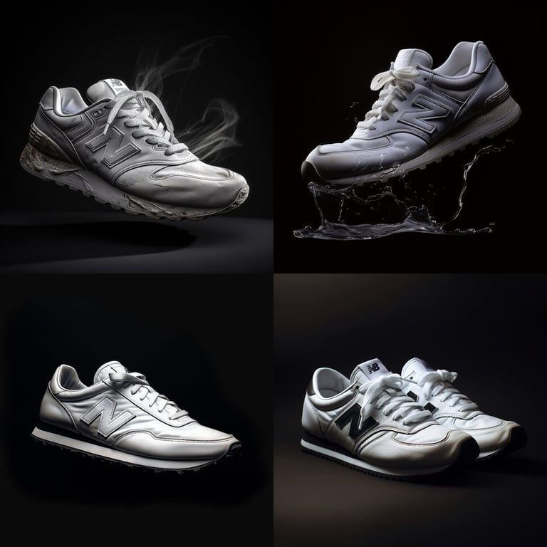 Capturing a Spotless New Balance Shoe Prompt | NeoPrompt
