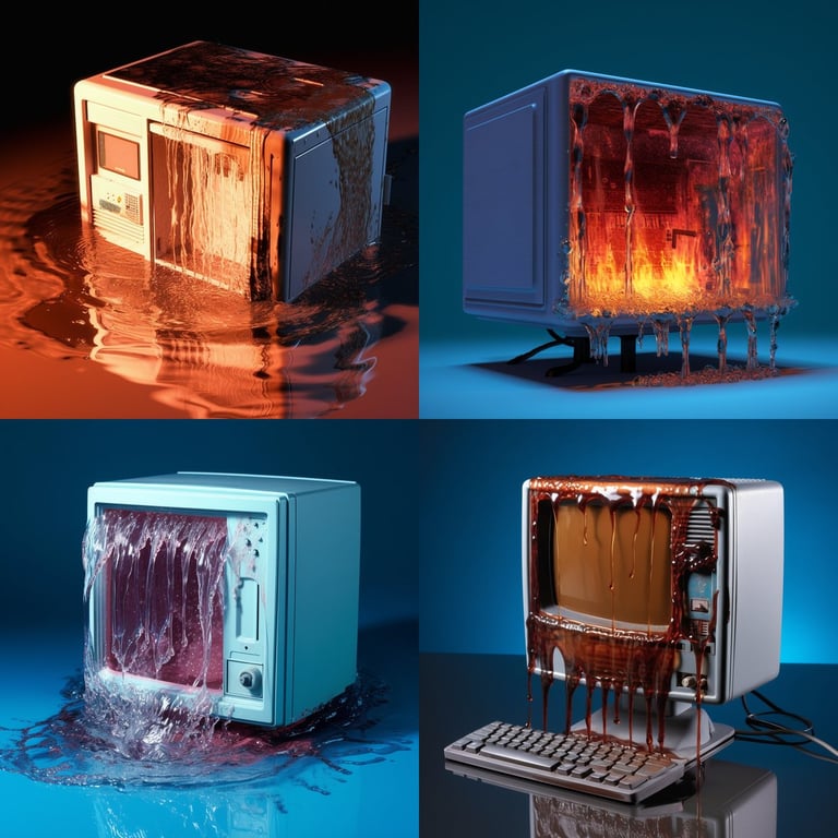 Digital Deluge: A Surreal Technological Journey Prompt | NeoPrompt