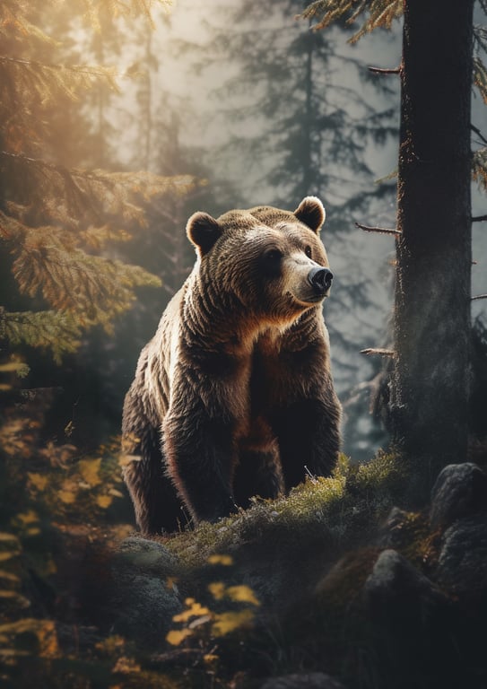 Cinematic Wilderness: Hyper-Detailed Bear Photography Prompt | NeoPrompt