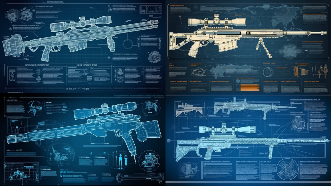 The Futuristic Sniper Rifle Infographic Prompt | NeoPrompt