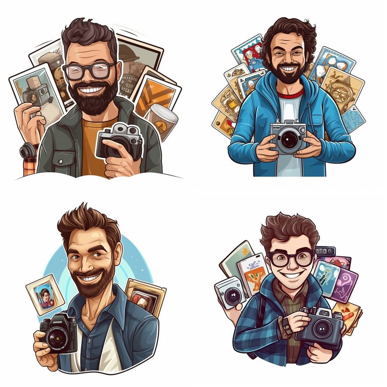 Snapshot Chronicles: A Cartoon Journey Prompt | NeoPrompt