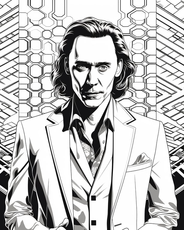 Loki Line Art: A Midway Preview Prompt | NeoPrompt
