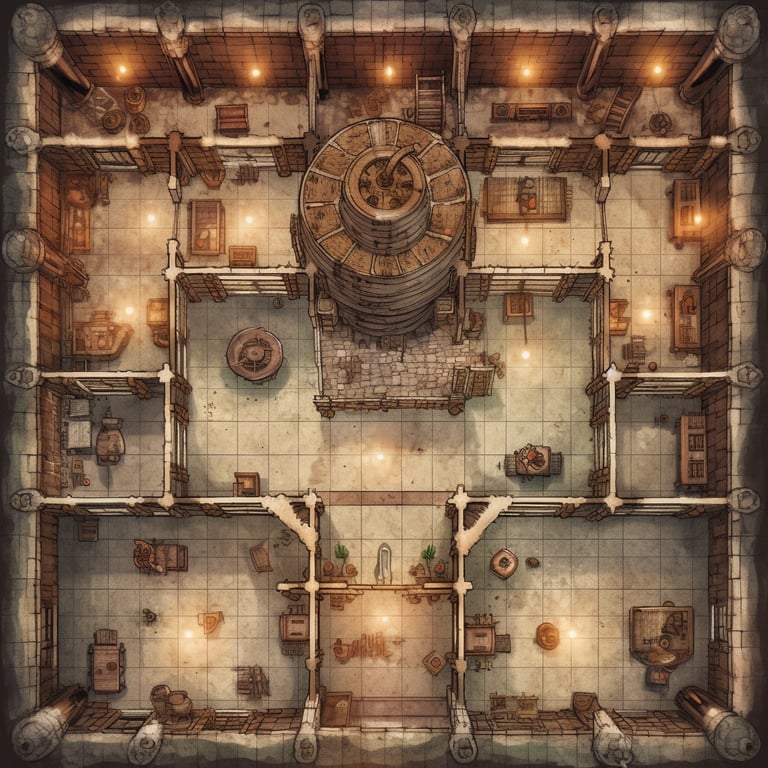 Blacksteel Elven Prison: The Dark Interrogation Chamber Map Prompt ...