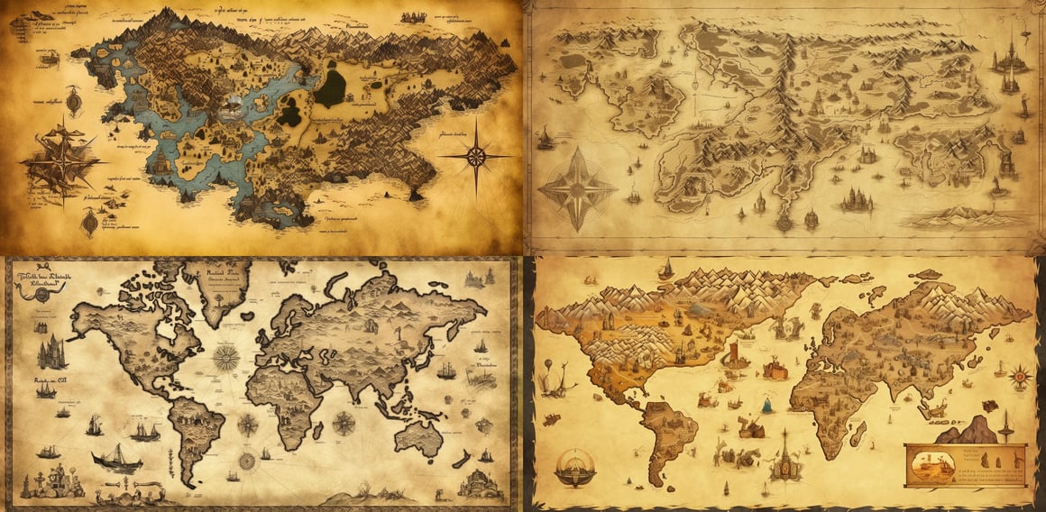 Gothic Medieval Fantasy Map Creation Prompt | NeoPrompt