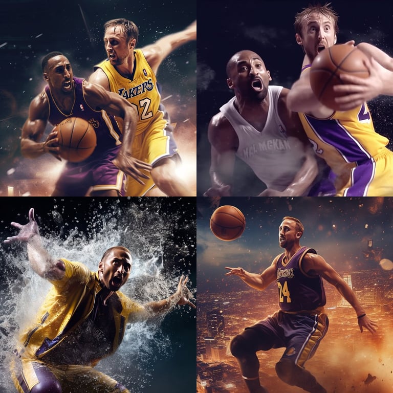 An 8K Hyperreal Showdown Between Ryan Gosling and Kobe Bryant Prompt ...
