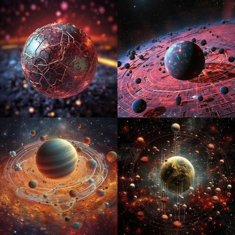 PLANET AI Model Interstellar Voyage Cartoon Illustration Prompt | NeoPrompt