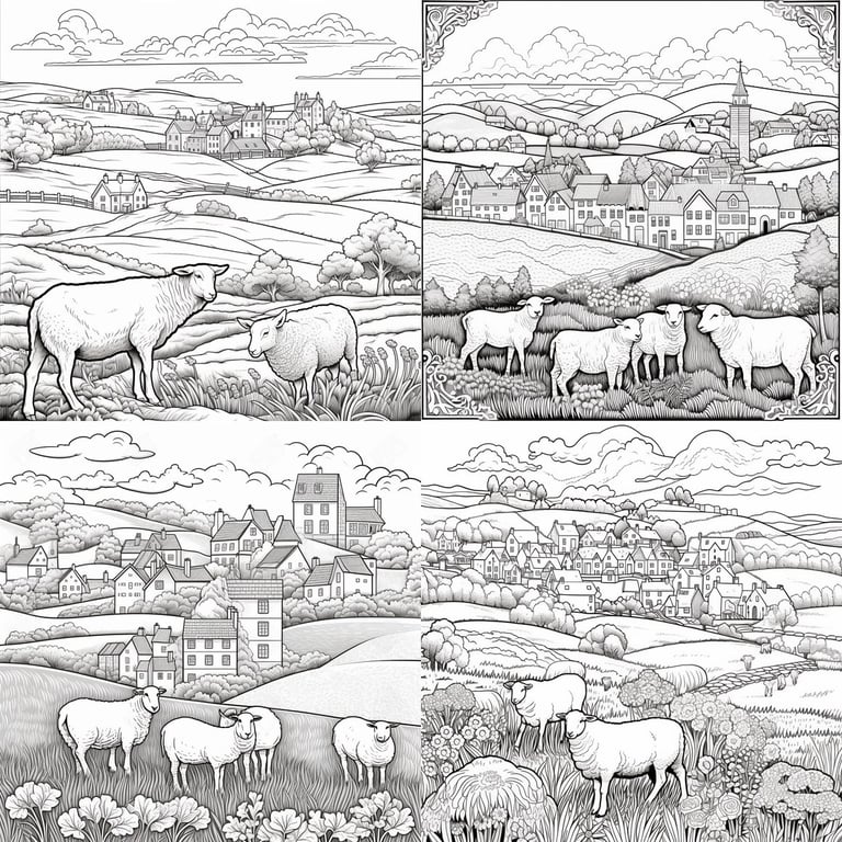 An Unfilled Journey - Adult Coloring Page Design Prompt | NeoPrompt