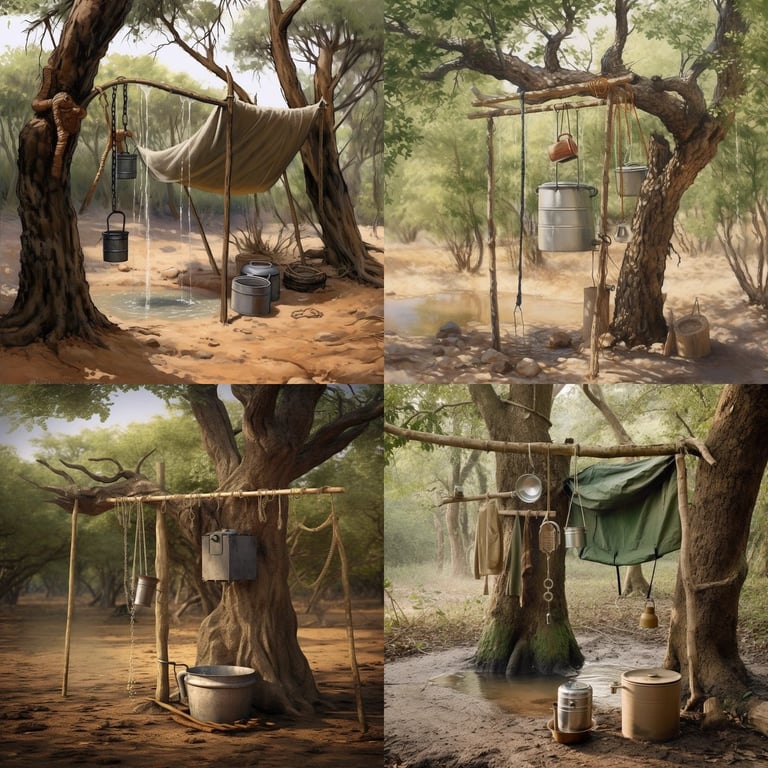 Creating a Makeshift Shower in the Wilderness Prompt | NeoPrompt