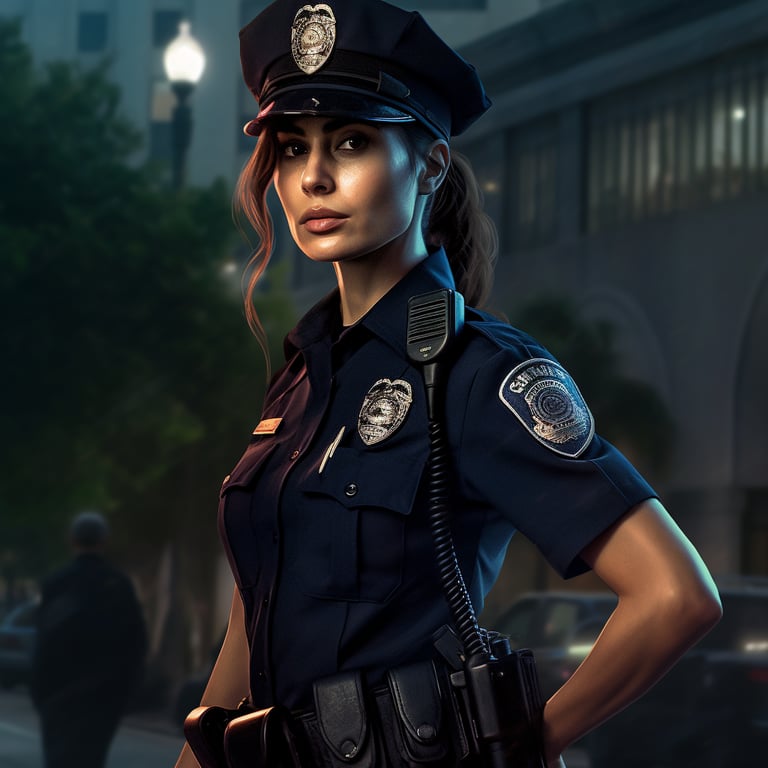 LAPD Sergeant's Detailed Avatar in Action Prompt | NeoPrompt