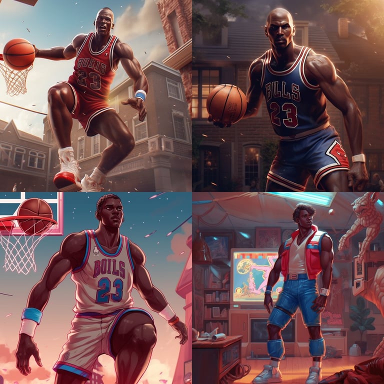 Michael Jordan's 1985 Fortnite Journey Prompt | NeoPrompt