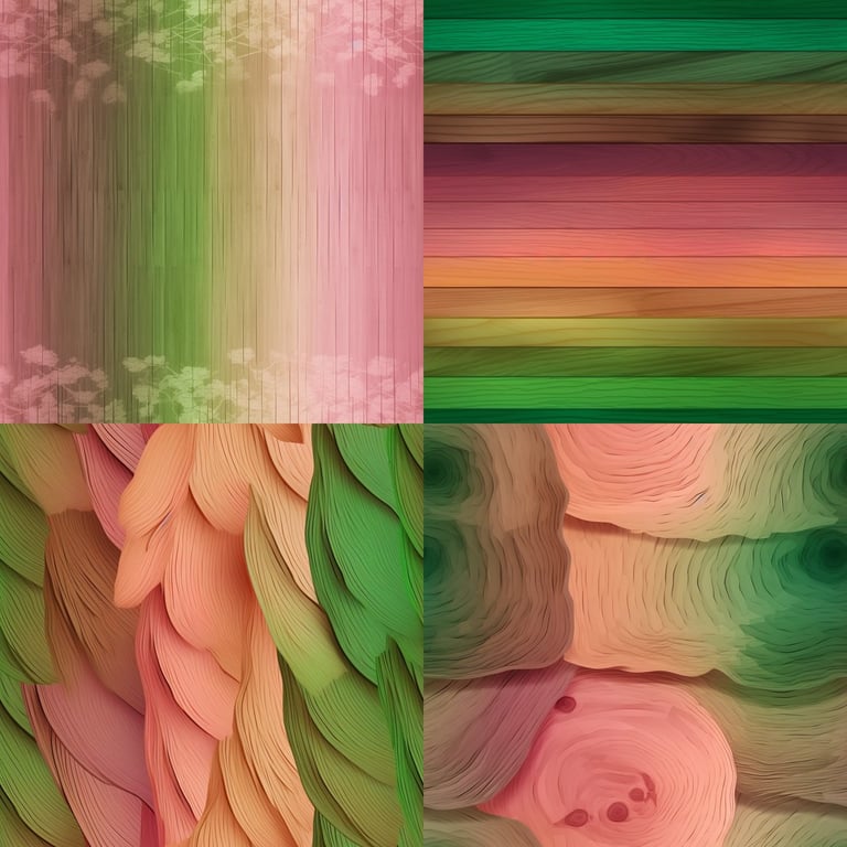 Earthy Flora Wood Texture Journey Prompt | NeoPrompt