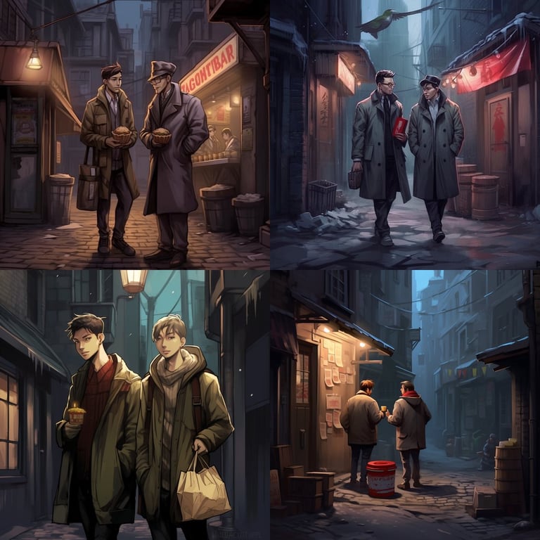 Underground Fast Food Exchange in Burberry Prompt | NeoPrompt
