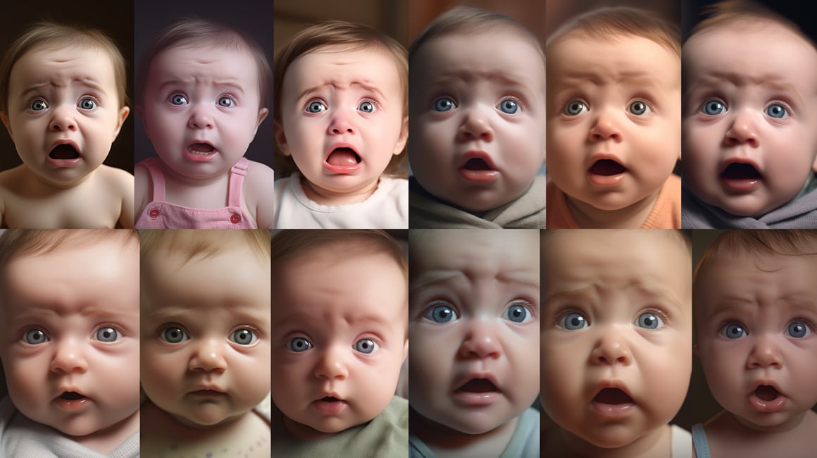 Emotional Spectrum: Hyper-Realistic Baby Emotions in 4K UHD Prompt ...