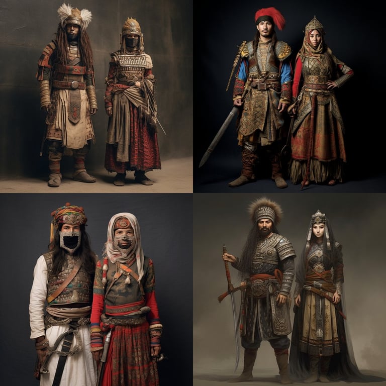 Unveiling the Integration of Traditional Attire in Combat Prompt ...