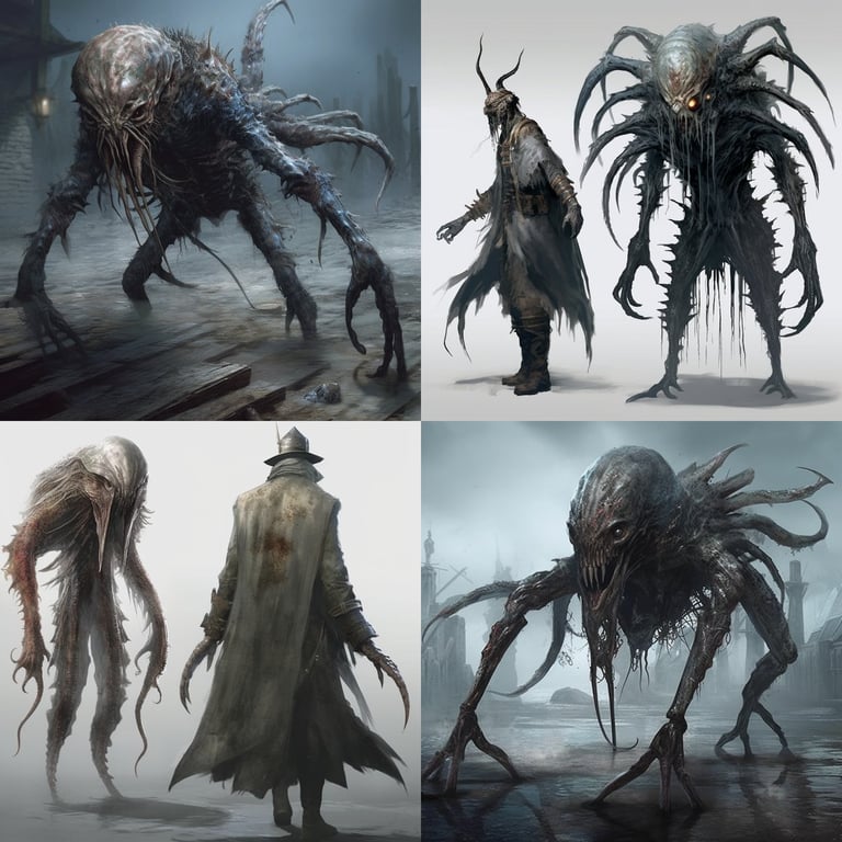 Creating the Aquatic Creatures of Bloodborne 2 Prompt | NeoPrompt
