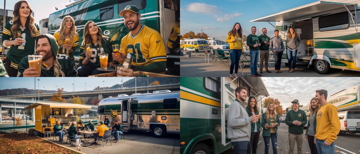 Tailgate Tales: Packer Fans at Acrisure Stadium Prompt | NeoPrompt
