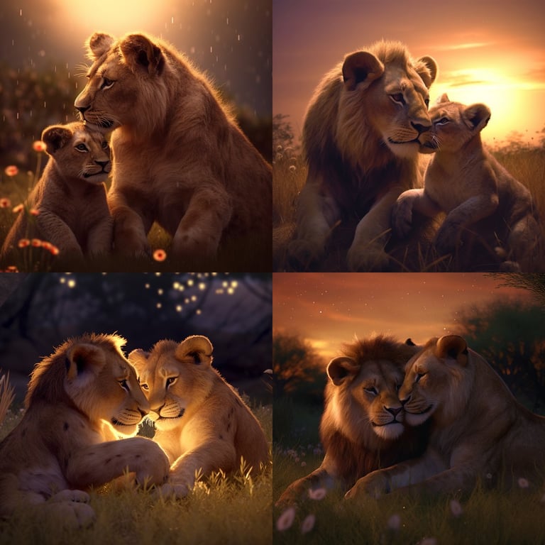 A Heartwarming Animal Encounter Animated in Blender Prompt | NeoPrompt