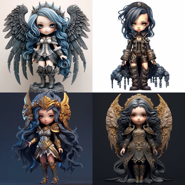 The Modern Depiction of Nemesis - The Chibi Goddess of Vengeance Prompt ...