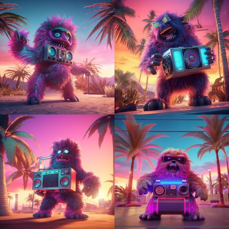 Furry Beast's Synthwave Soiree - A Midpoint Visual Experience in Unreal ...