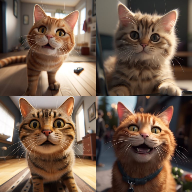 Ultra-Realistic 8K HDR Selfie-Cat Image Rendered in Unreal Engine 5 ...