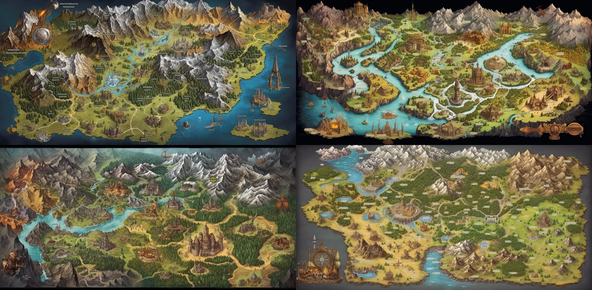 Designing a Dark and Detailed Diablo III Style Fantasy Tabletop Map ...